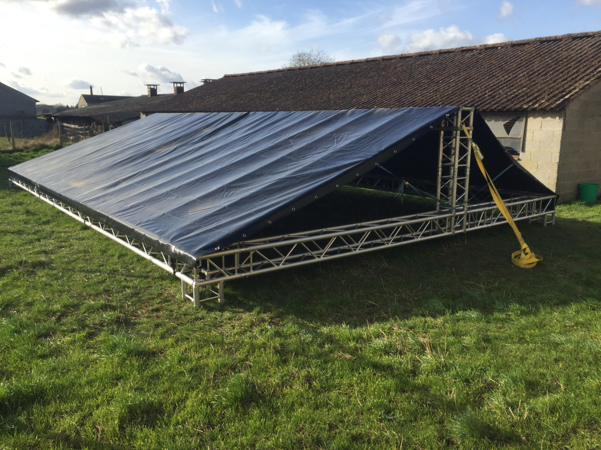 Tijdelijke terras overkapping - podium tent | Vandenborre Dieter BV