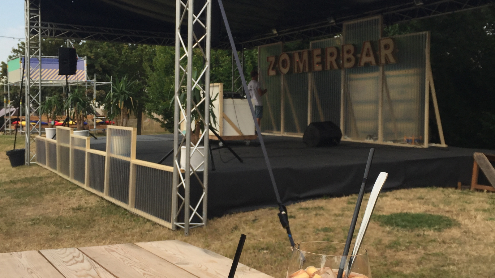 Tijdelijke terras overkapping - podium tent | Vandenborre Dieter BV